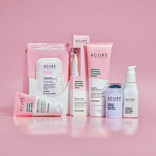 Acure Seriously Soothing SPF 30 Day Cream | 100% Vegan | For Dry to Sensitive Skin | Blue tansy & Niacinamide - Soothes & Provides Sunscreen | 1.7 Fl Oz