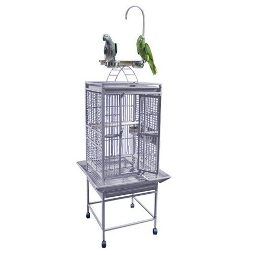 A&E Cage 8001818 Platinum Play Top Bird Cage with 5/8" Bar Spacing, 18" x 18"