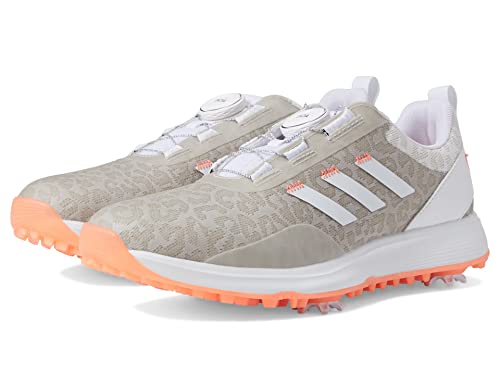 adidas Women's W S2G BOA 23 Sneaker, FTWR White/FTWR White/Coral Fusion, 10