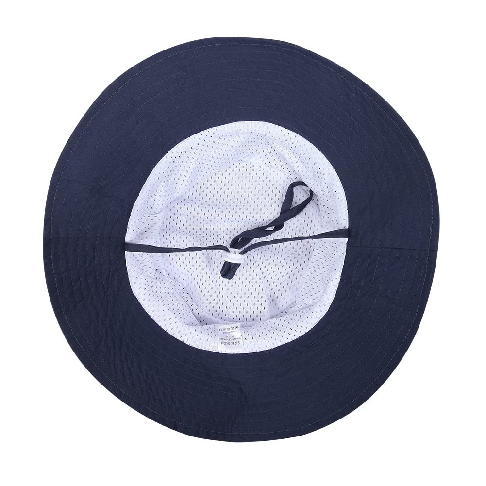Baby Boy Sun Hat Bucket Hats for Toddler 6-12,12-24 Months 2pack Smile Face Grey/Navy