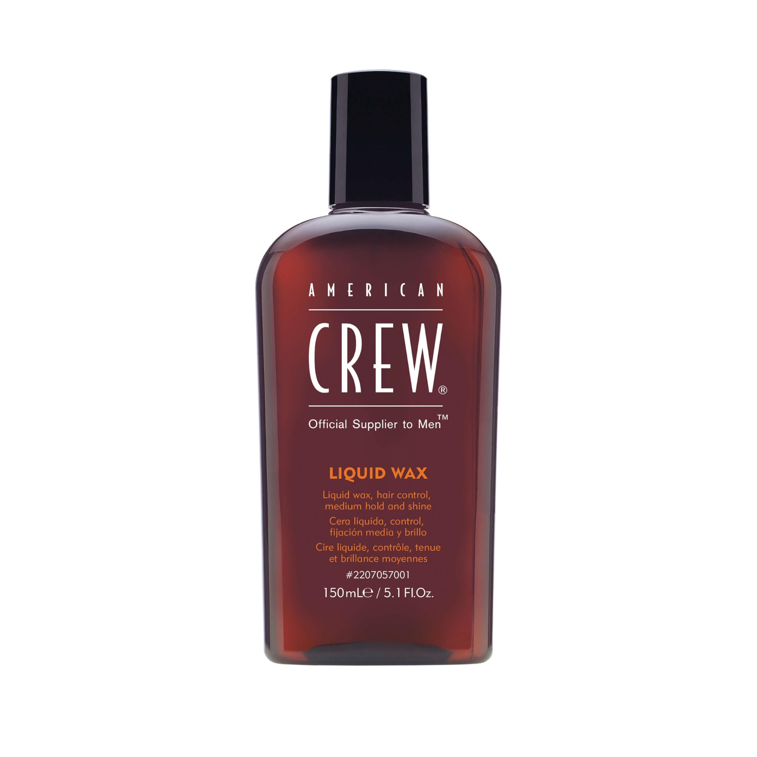 American Crew Men's Hair Wax, Liquid Wax, Medium Hold with Medium Shine, 5.1 Fl Oz