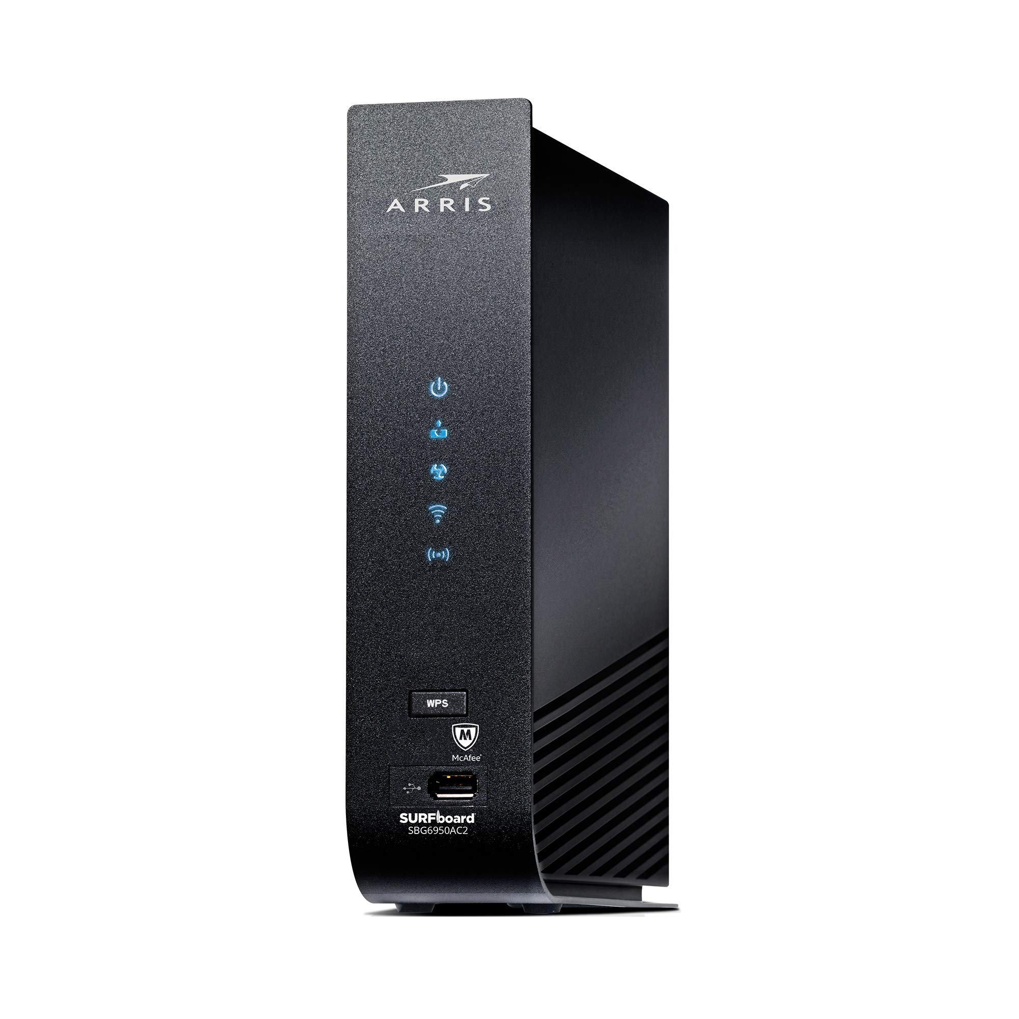 ARRIS (SBG6950AC2-RB) Cable Modem - Fast DOCSIS 3.0 & AC1900 WiFi Router , Approved for Comcast Xfinity, Cox, Charter Spectrum & more , Four 1 Gbps Ports , 400 Mbps Max Internet Speeds - Renewed