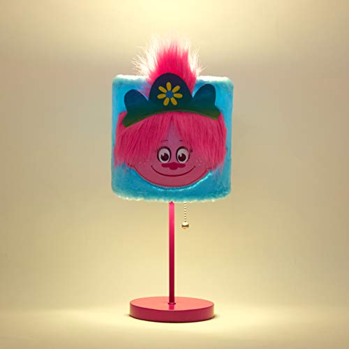 Idea Nuova Trolls Plush Shade Table Lamp, Multicolor