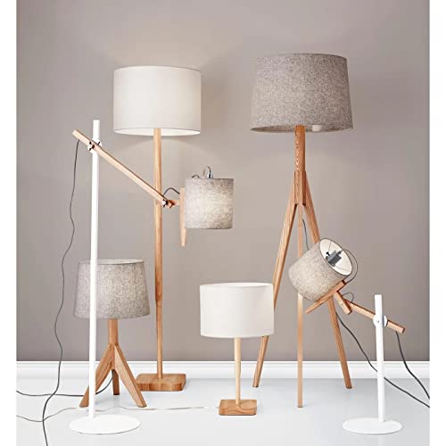 Adesso 3207-12 Eden Table Lamp, 24.5 in., 100 W Incandescent/ 26W CFL, Natural Ash Wood, 1 Table Lamp
