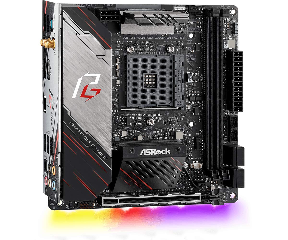 ASRock X570 Phantom Gaming-ITX/TB3 Mini ITX Thunderbolt 3 AMD Motherboard Model X570 Phantom GAM ITX