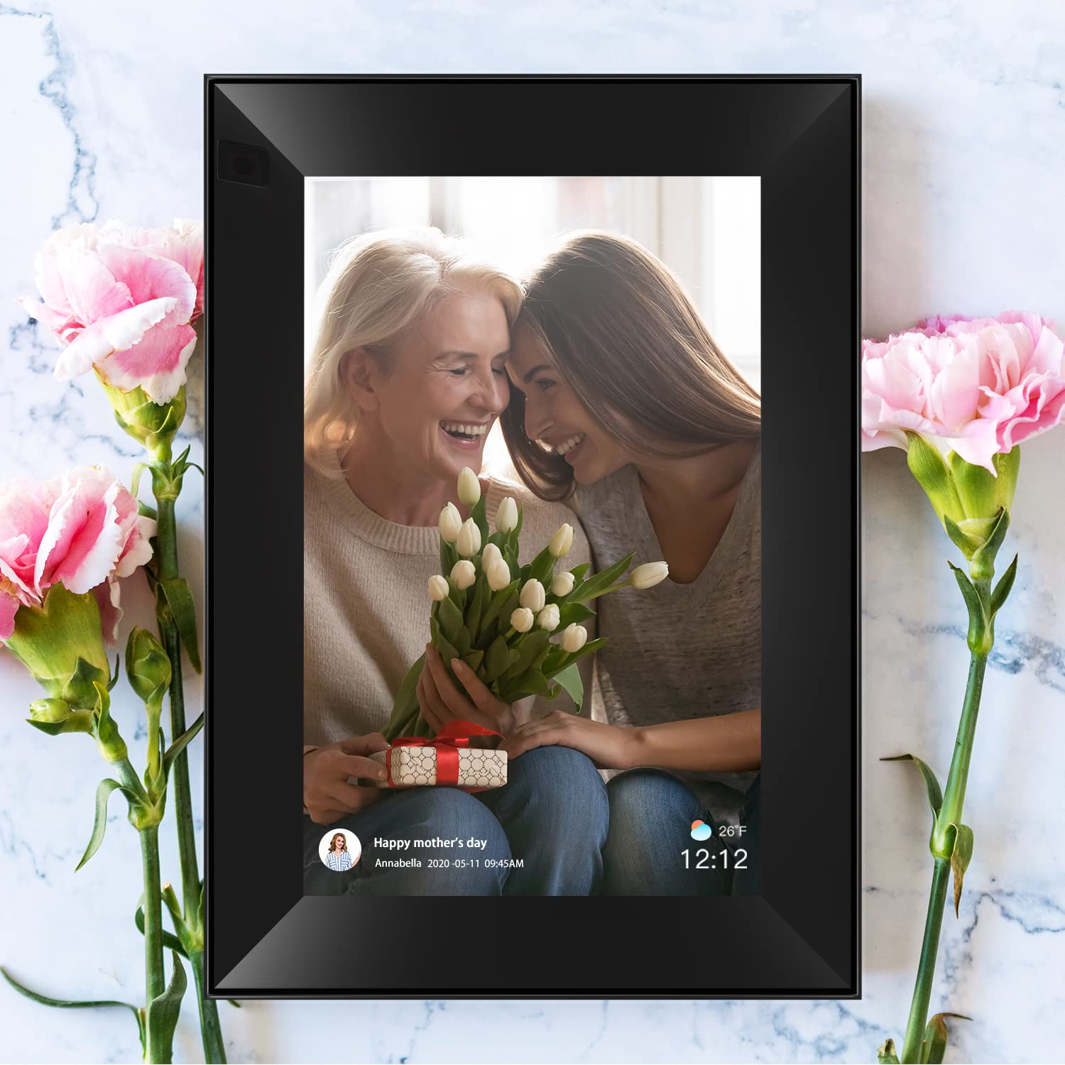 Digital Picture Frame Upgrade 9 Inch WiFi Digital Photo Frame with IPS HD Touchscreen, Auto-Rotate,Auto Dim, Share Photos and Videos Instantly via App from Anywhere