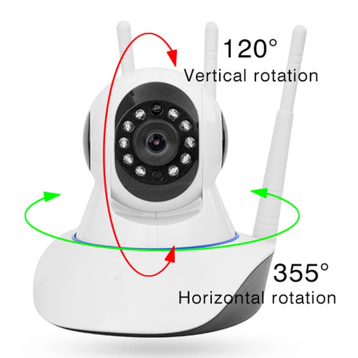 Assistive Technology Services WiFi IP Camera - Pan Tilt Daycare Caregiver Watch Live On Your Smartphone or PC