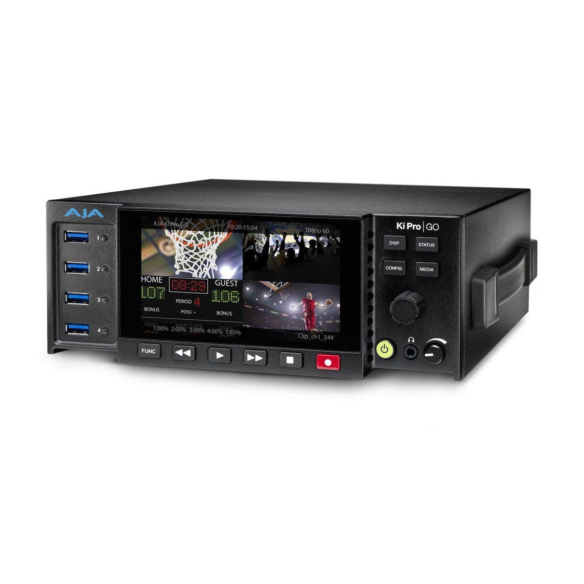 Aja Ki Pro GO Portable Multi-Channel HD H.264 USB 3.0 Recorder and Player