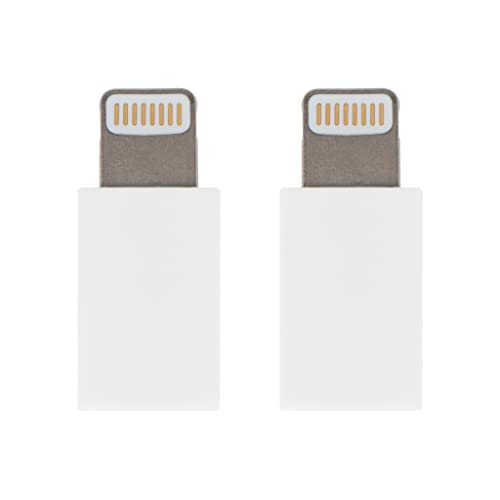 VisionTek Micro USB to Lightning Adapter – 2 Pack – MFi Certified Adapter for iPhone, Ipad, iPod and AirPods. Compatible with iPhone 12/12 Pro/12 Pro Max/XS/XS Max and Airpods/AirPods Pro