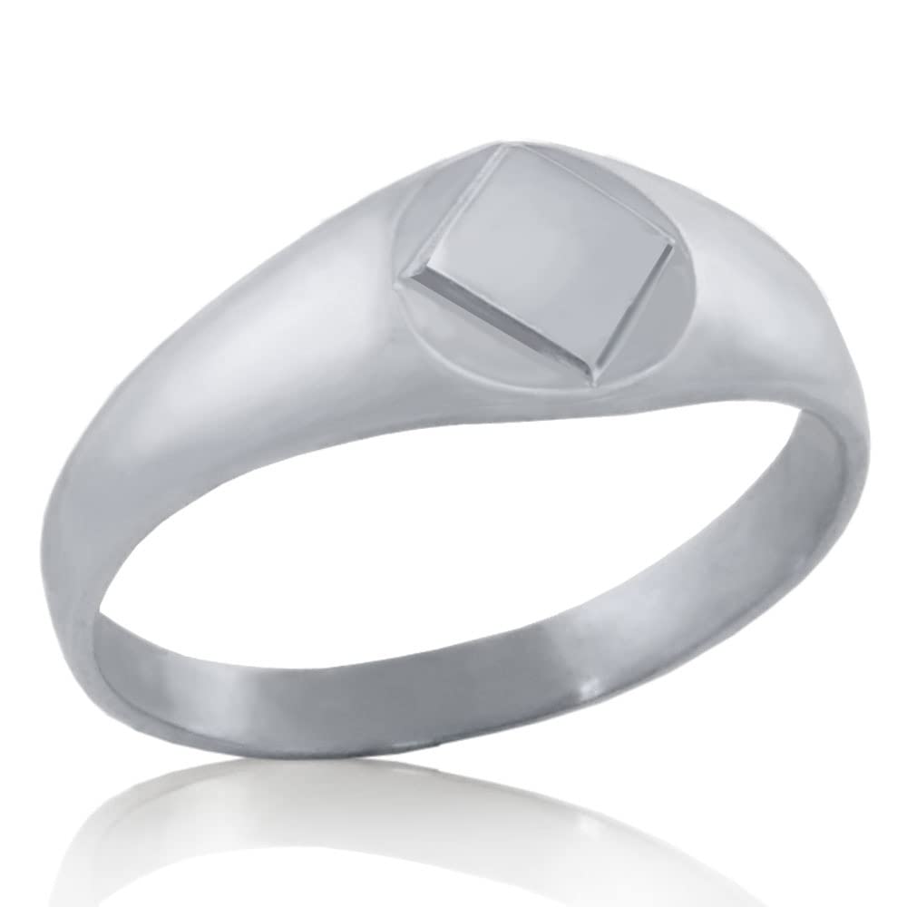 12 Step Jewelry Narcotics Anonymous Solid 925 Sterling Silver Dainty NA Ring (6)