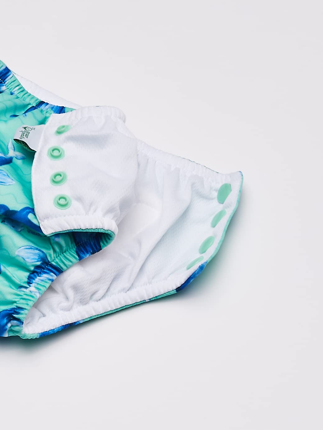 i Play Boys Reusable Absorbent Baby Swim Diapers Seafoam Sea Lions 6 Months