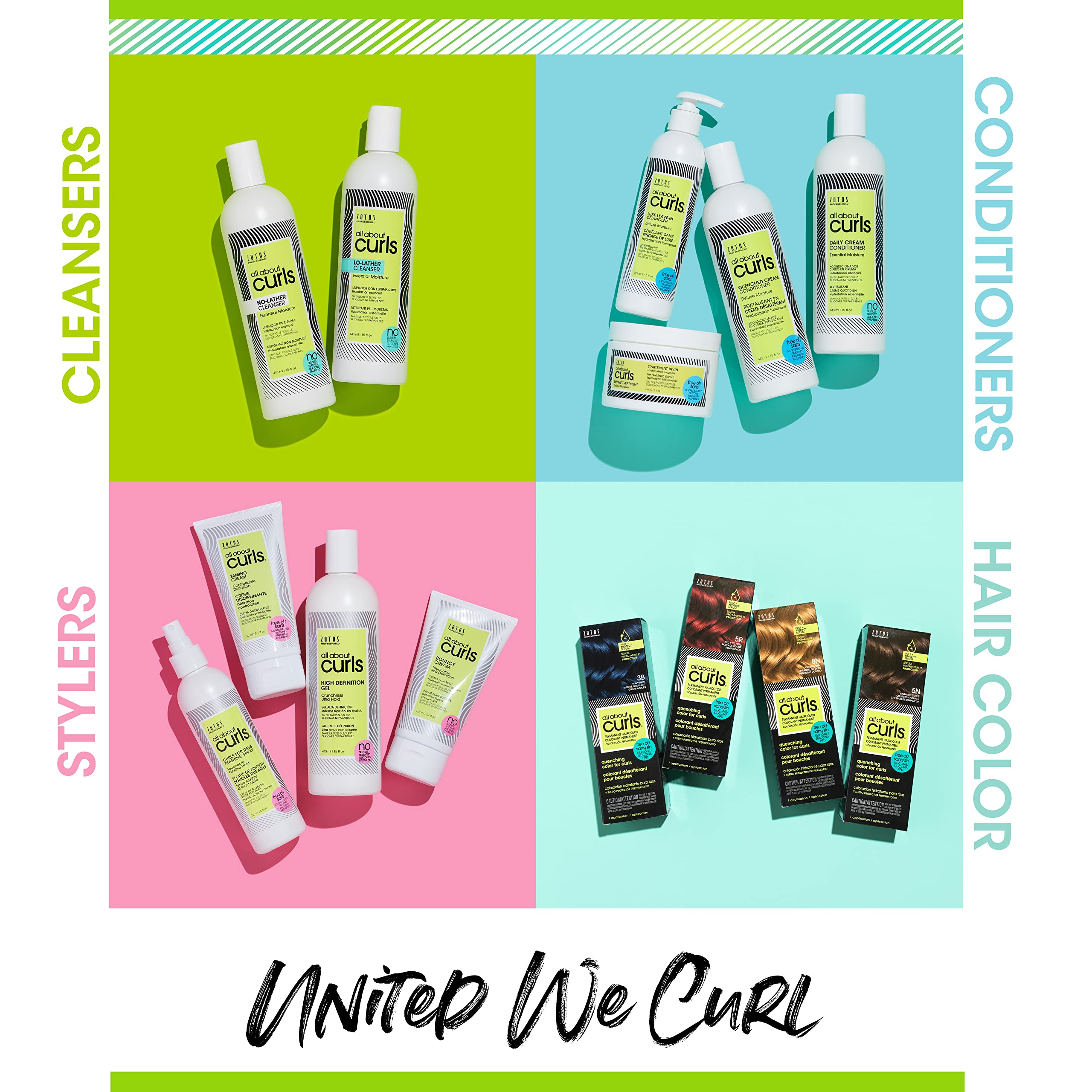 ALL ABOUT CURLS Smoothing Cream | Controllable Definition | Define, Moisturize, De-Frizz | All Curly Hair Types | Vegan & Cruelty Free | Sulfate Free | 5.1 Fl Oz
