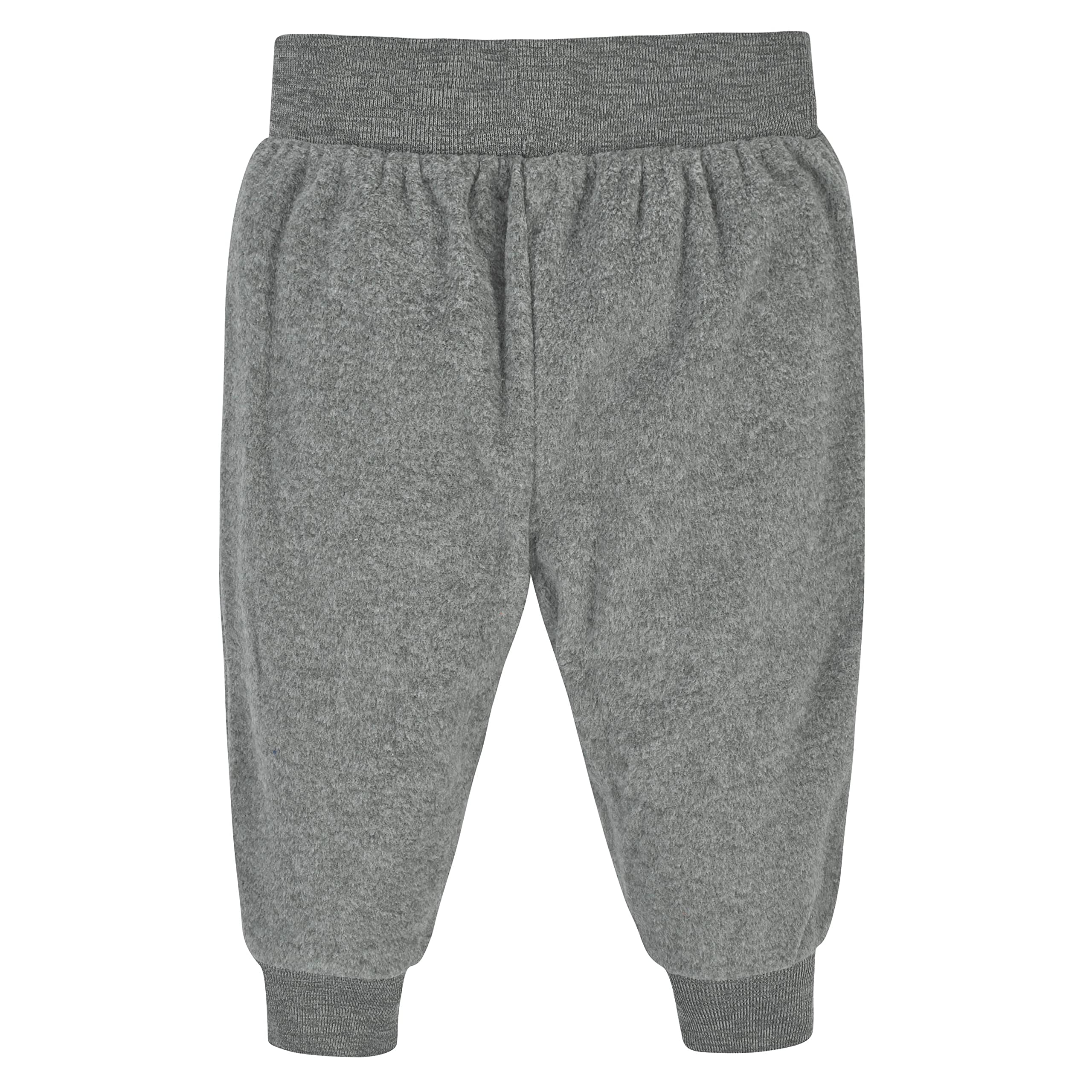 Gerber Baby Boys' 4-Pack Microfleece Pants, Navy/Gray, 0-3 Months