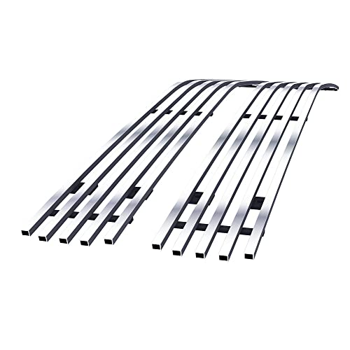 APS Compatible with Chevy Blazer C K Pickup Suburban Tahoe 1994-1999 Main Upper Stainless Steel Chrome Billet Grille Grill Insert C65706A