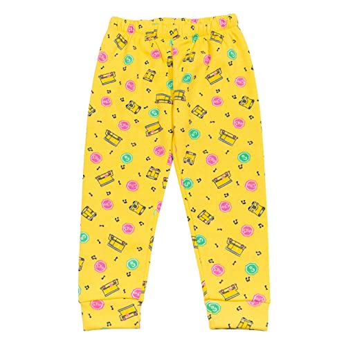 CoComelon JJ Infant Baby Girls Fleece Pullover Hoodie Pants Set White/Yellow 18 Months
