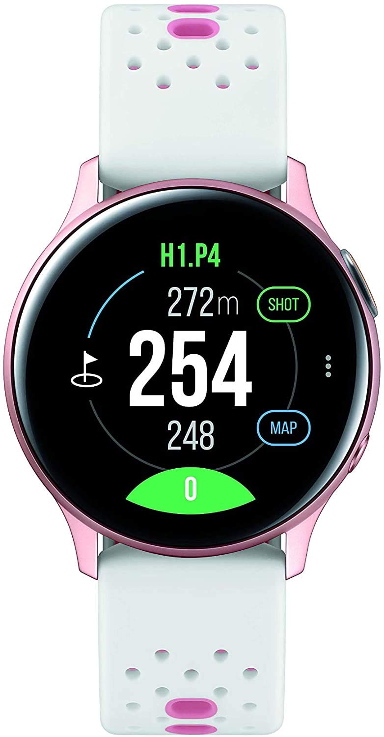 Samsung Electronics Galaxy Watch Active2-tracker 40MM BT (Golf Edition), Blood Pressure Monitor, Gold - US Version with Warranty smartwatch(SM-R830NZDGGFU)
