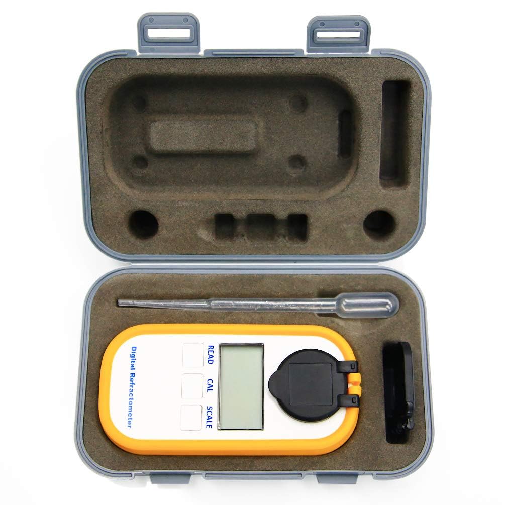 AMTAST Digital Coolant Refractometer for Car Antifreeze Urea Tester Hand-Held Anti Freeze Refractometer Antifreezing Solution Cleaner