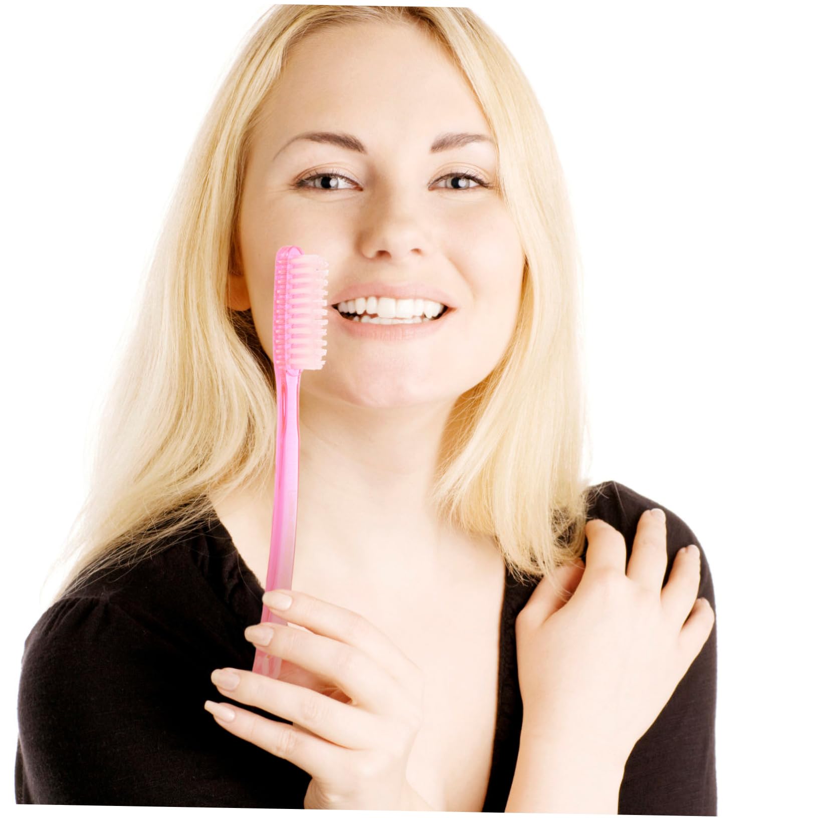 6Pcs Manual Toothbrushes Premium Hard Bristles Toothbrush for Adult Teeth Stain Cleaning Toothbrush White Teeth Toothbrush