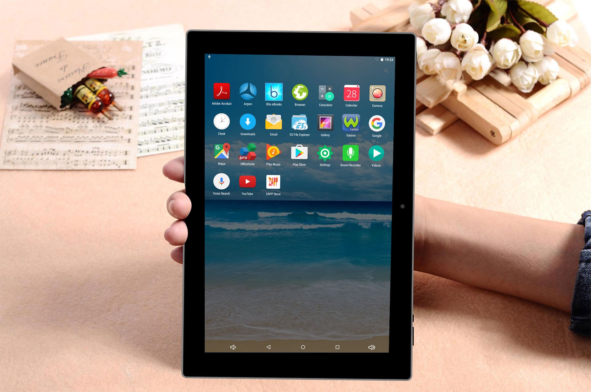 Azpen A1050 10.1 Inch Tablet 16GB Storage Bluetooth 4.0 Android 6.0 WiFi Quad Core