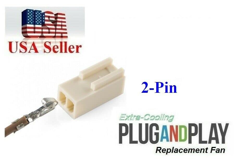 2X ExtraCooling Quiet Replacement Fans Compatible for Ubiquiti US-16-150W PoE+ UniFi Switch