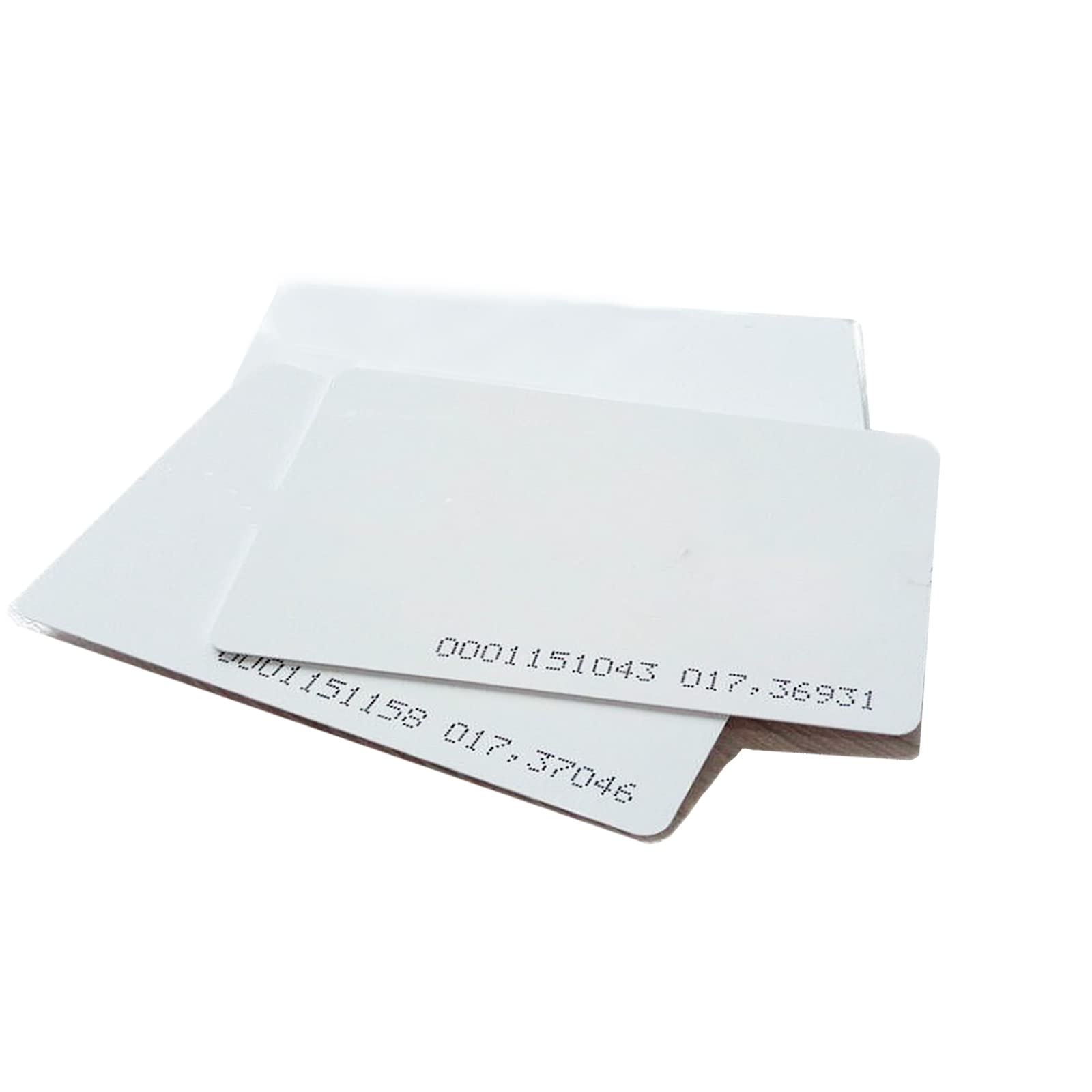 40pcs RFID 125KHz Proximity ID Card Compatible with EM4100 TK4100 (0.8mm) with UID Series Number for Access Control System,Key Card,Membership Card