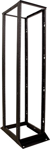 4 Post Open Network Rack - 45U - Black