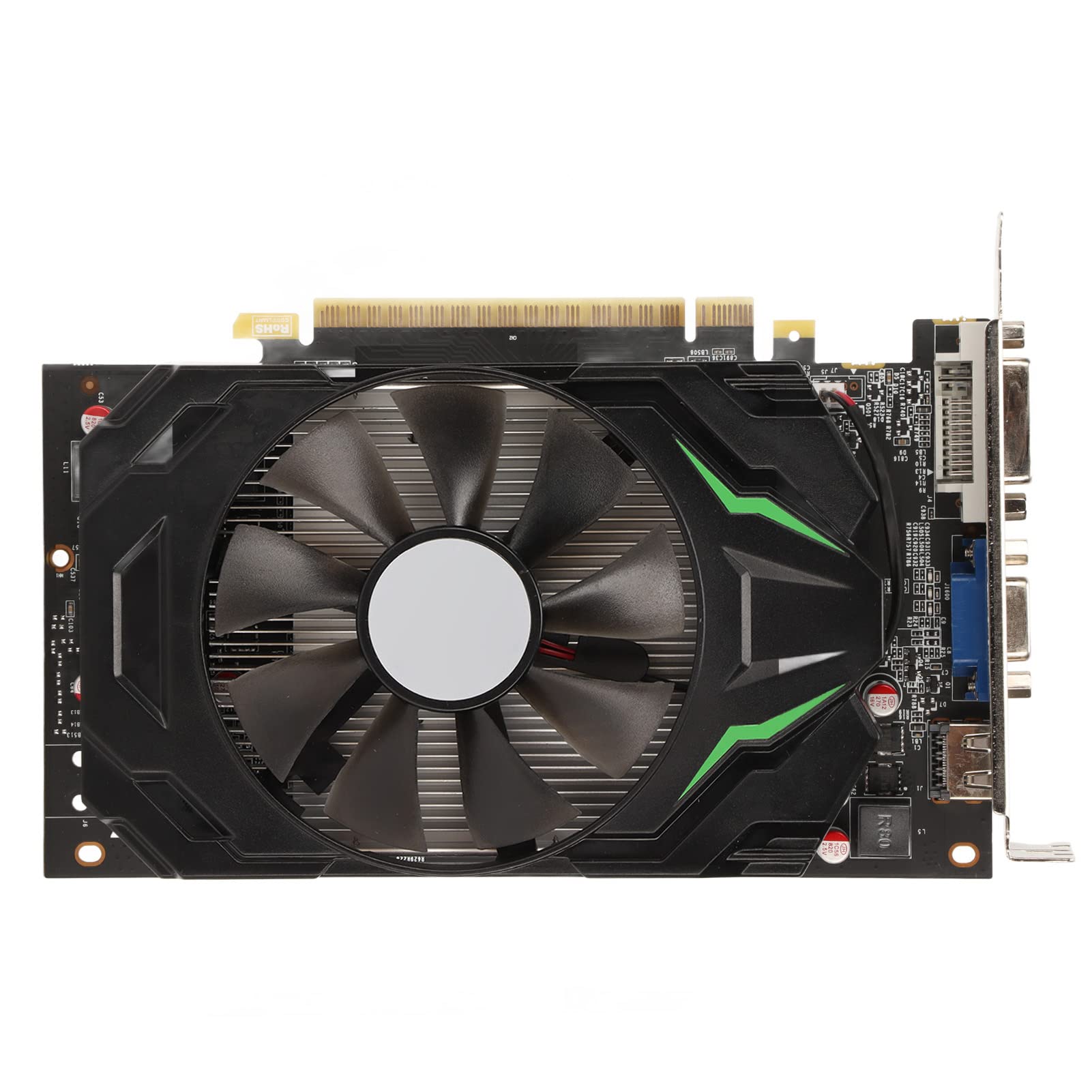 128Bit Graphics Card, Low Noise Gaming Graphics Card for The Office