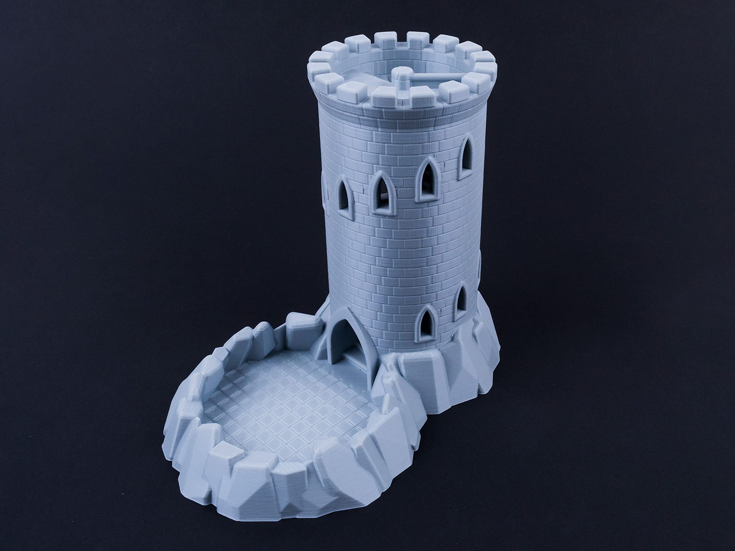 3D Vikings D&D Dice Tower Castle for All Dice Sizes. Perfect Dice Roller for Dungeons and Dragons, Tabletop RPG, Miniature Games and Board Games