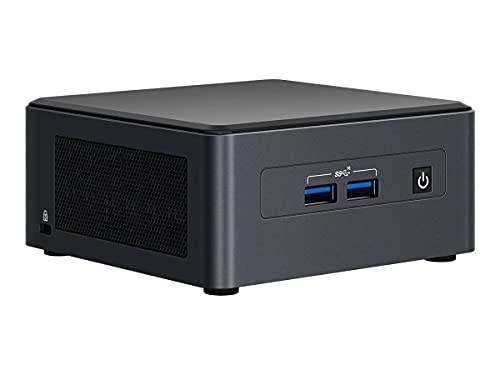 Intel NUC 11 Pro NUC11TNHi3 Mini PC, Intel i3-1115G4 Dual-core 4.1GHz, Intel Iris Xe Graphics 8K, 4 Display Capable, WiFi 6, Win 10 Pro (32GB + 1TB NVMe)