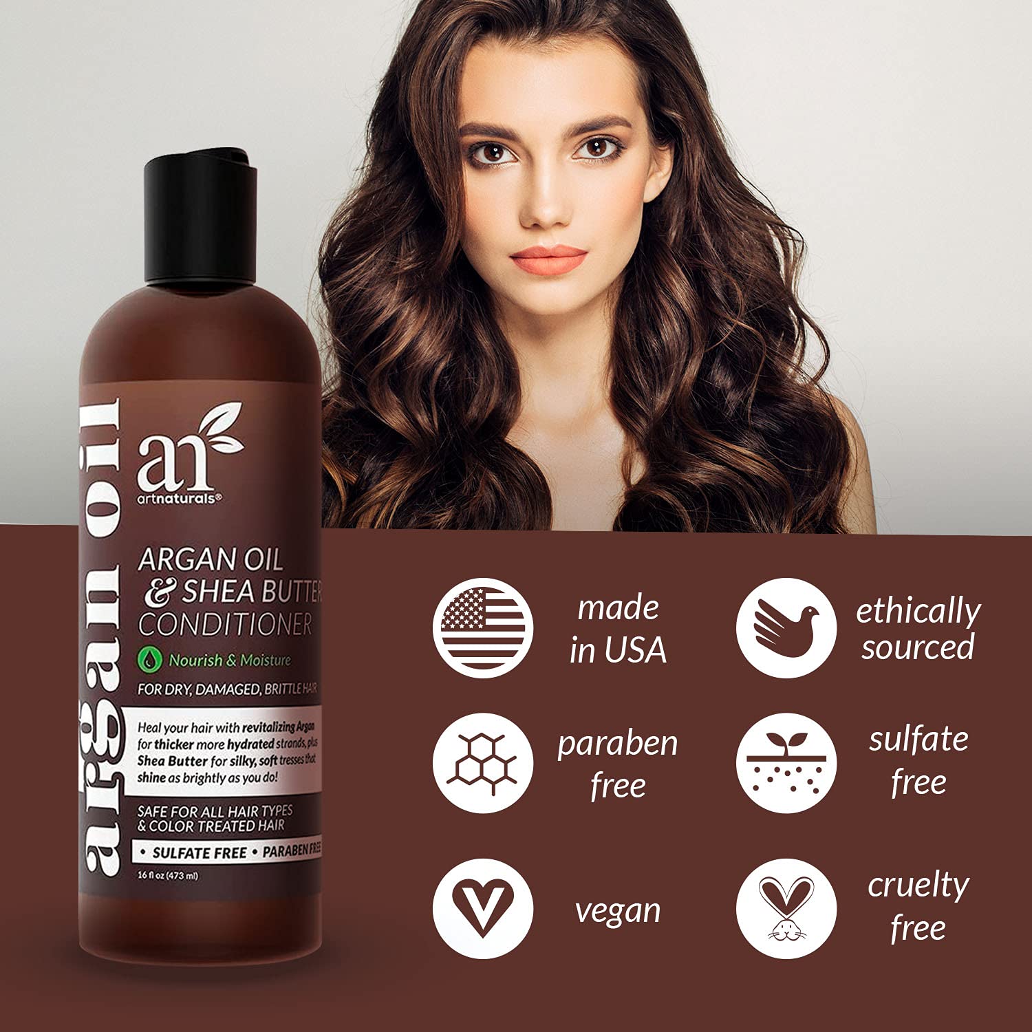 artnaturals Argan Oil Conditioner 16 Oz, 16 Fluid Ounce