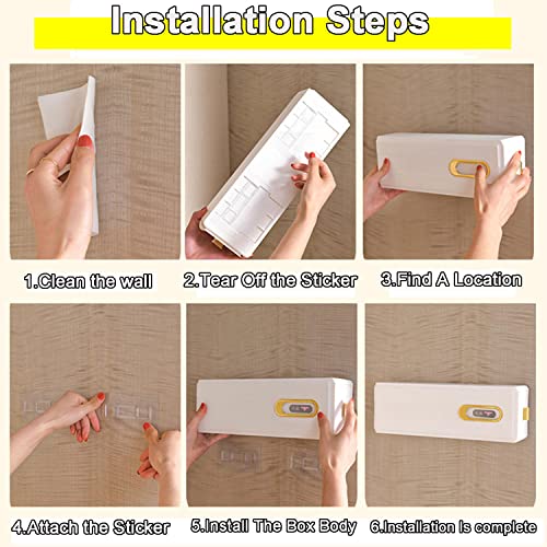 ACGrade Underwear Organizer,Wall Mounted Sock Organizer,Underwear Storage Organizer,Socks Organizer for Drawer,Underwear Organizer for Closet, 38x8x12cm