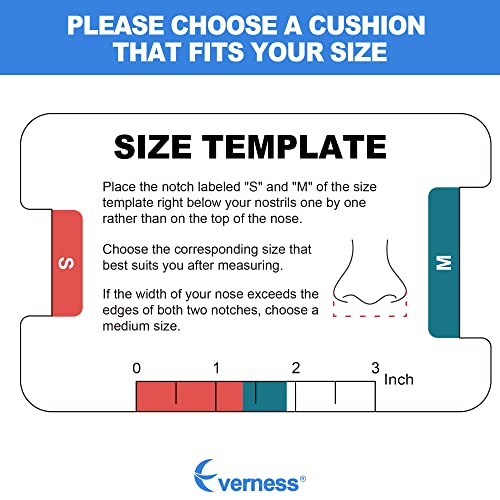2 Packs Replacement Cushion (M) for F30, Reliable Seal & Comfortable Fit, Compatible with Original Frame, Excellent-Value & Durable Replacement Supplies by Everness (M)