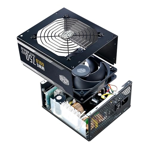 Cooler Master MWE Gold 750 V2 Full Modular, 750W, 80+ Gold Efficiency, GPU Support RTX 4070 Super, 2 EPS Connectors, 120mm HDB Fan, Semi-fanless, 5-Year