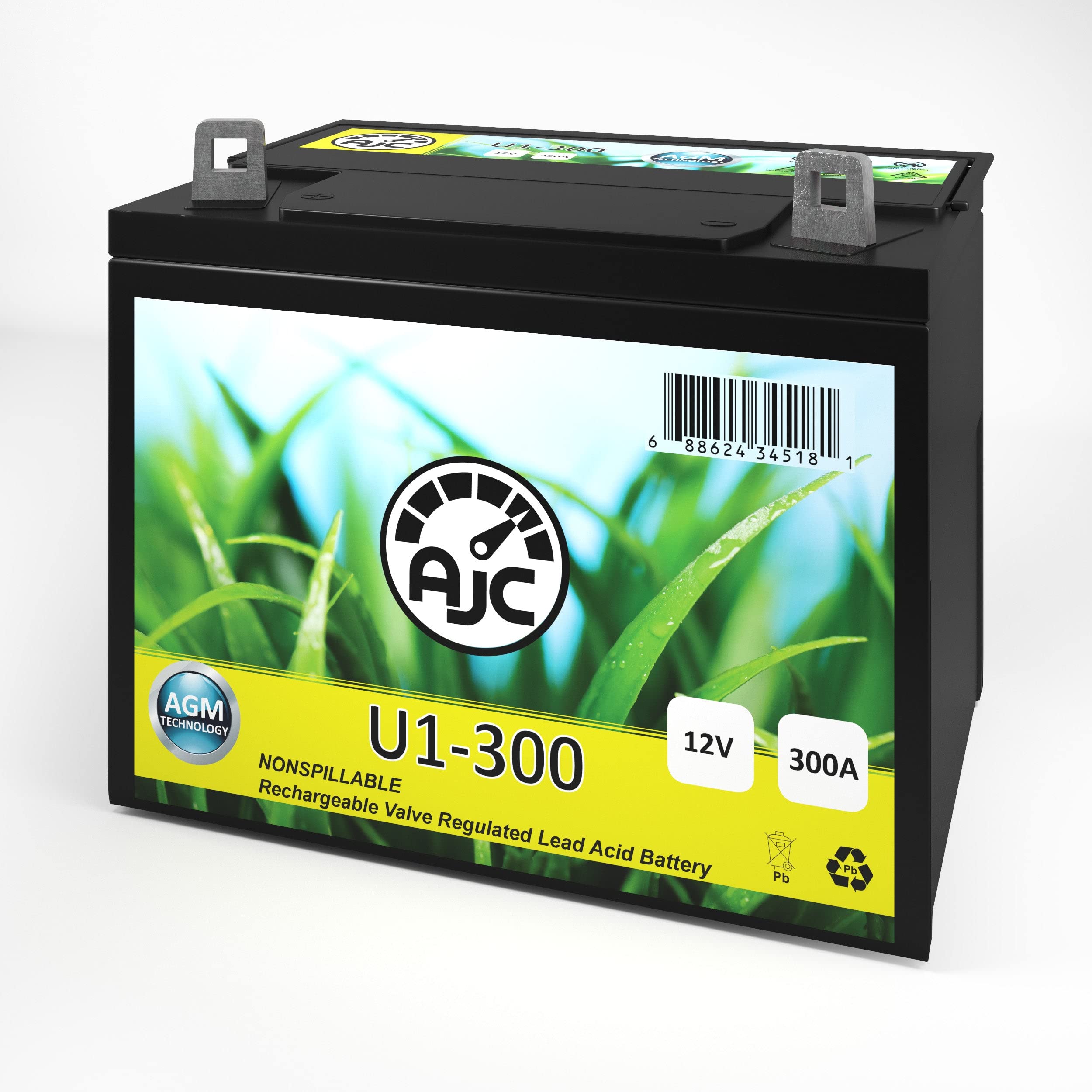 AJC Battery Compatible with Cub Cadet Z-Force S 48 U1 Lawn Mower and Tractor Battery