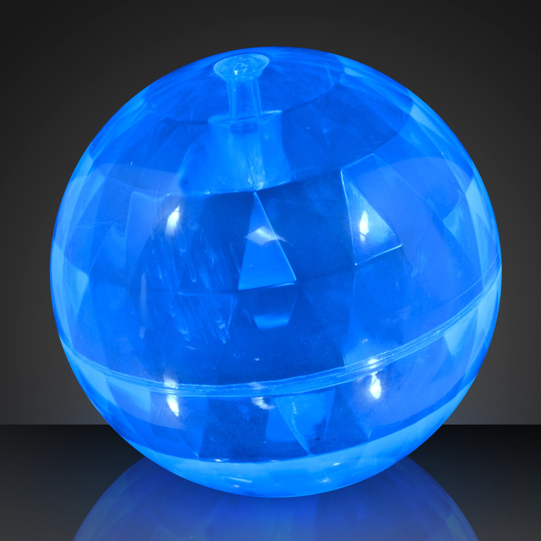4" Big Blue Bounce Ball with Flashing LEDs