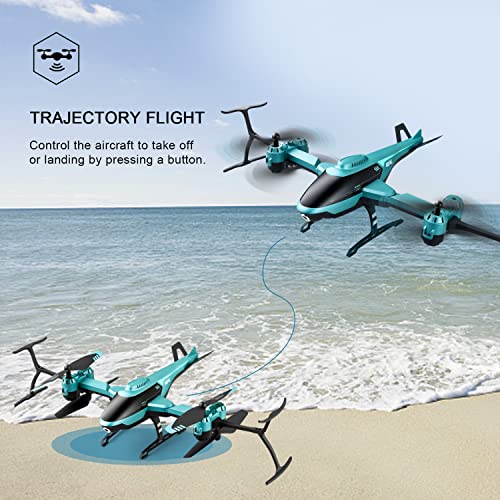 4DRC V10 Drone with 1080P HD Camera for Kids Adults,Helicopte Mini Foldable RC Quadcopter WIFI FPV Live Video for beginners,3D Flips, Gestures Selfie, Altitude Hold, Waypoint Fly,One Key Start, 2 Batteries