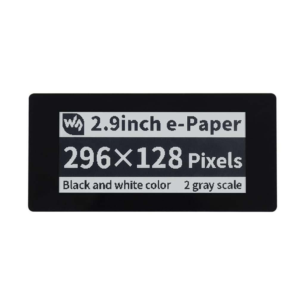 Coolwell 2.9inch Touch E-Paper E-Ink Display HAT for Raspberry Pi Series Board, 5-Points Capacitive Touch, 5-Points Touch,296×128 Pixels, SPI Interface