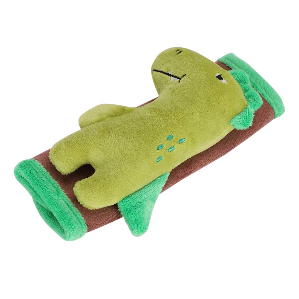 ITODA Cute Cartoon Car Seat Belt Cover Pads Shoulder Seatbelt Safety Strap Wrap Driving Cushion Universal Backpack Stroller Soft Pillow Travel Neck Protective for Adults and Children
