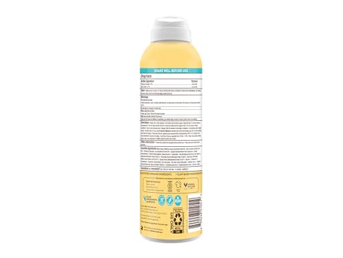 Babo Botanicals Super Shield Mineral Sunscreen Spray SPF 50 - Natural Zinc Oxide & Titanium Dioxide - Extra Sensitive Skin - Water Resistant - Vegan - Fragrance-Free - Air-Powered Spray - For all ages