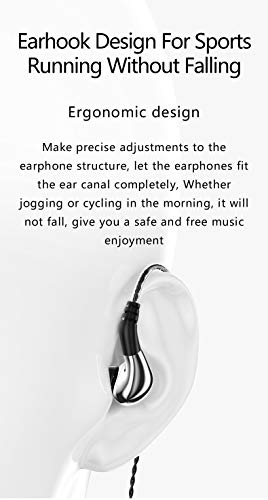 BLON BL03 in Ear Earphones,10mm Carbon Diaphragm Dynamic Drive Bass HiFi DJ in Ear Monitor, Diamond Mirror Process in Ear Headphone with 2pins Detachable Cable Wired Earphone