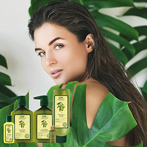 CHI Naturals with Olive Oil Hair Shampoo and Body Wash, 11.5oz