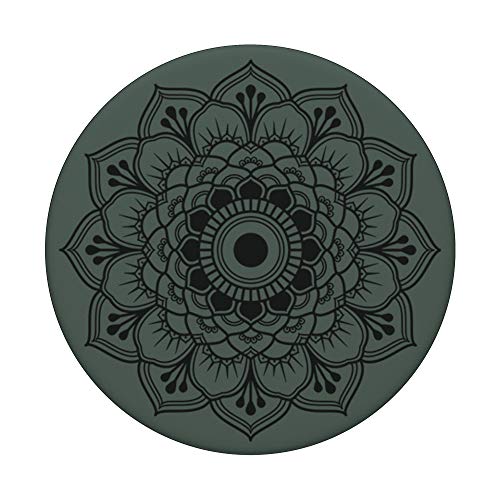 Dark Forest Pro-Max Midnight-Green Mandala Alpine Green PopSockets Swappable PopGrip