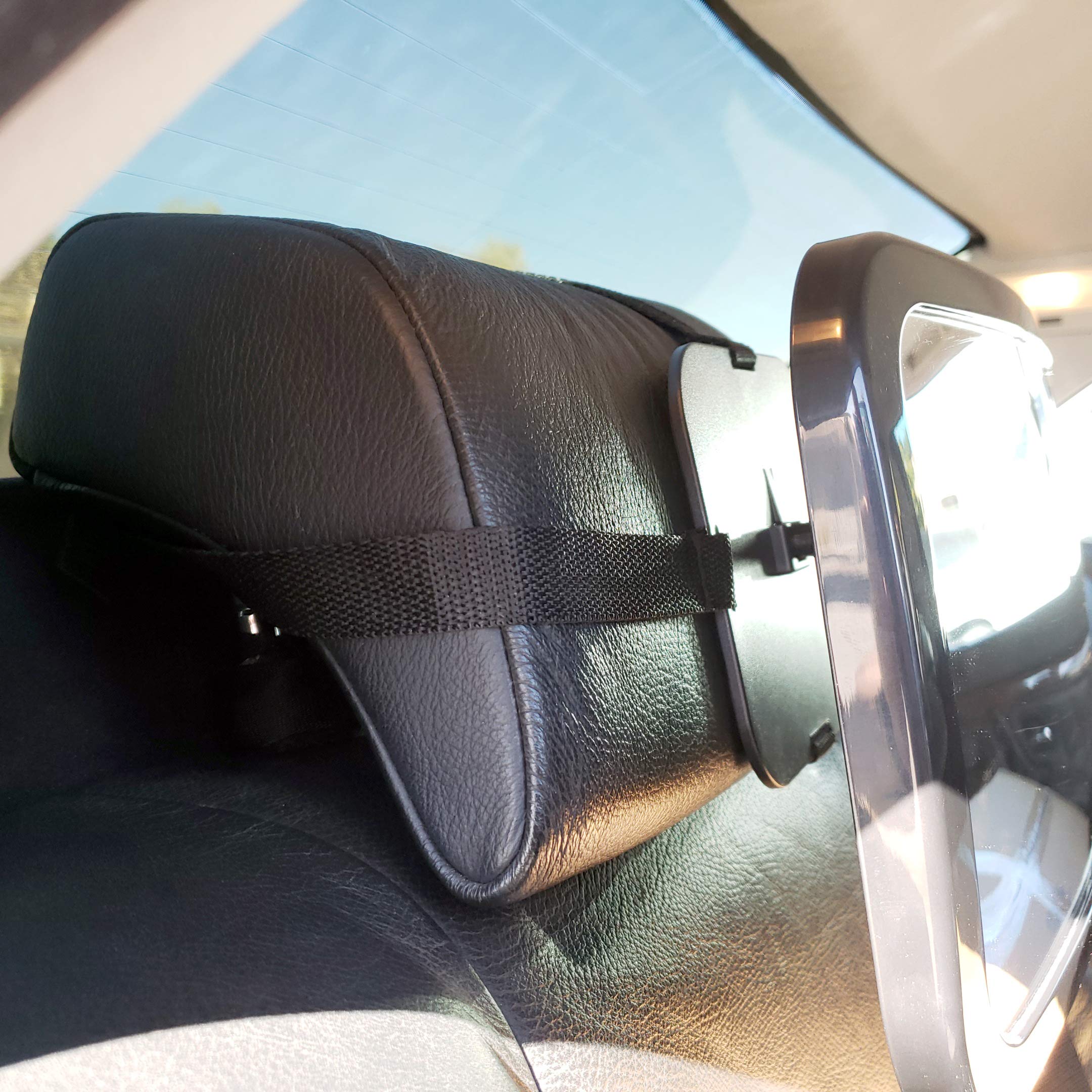 Baby Backseat Mirror - Safely View Infant in Rear Facing Seat - Full 180-degree view of your Newborn from your rear-view mirror