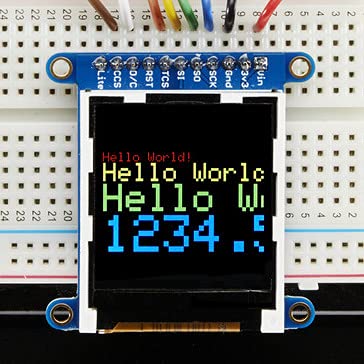 Adafruit 1.44" Color TFT LCD Display with MicroSD Card breakout [ADA2088]