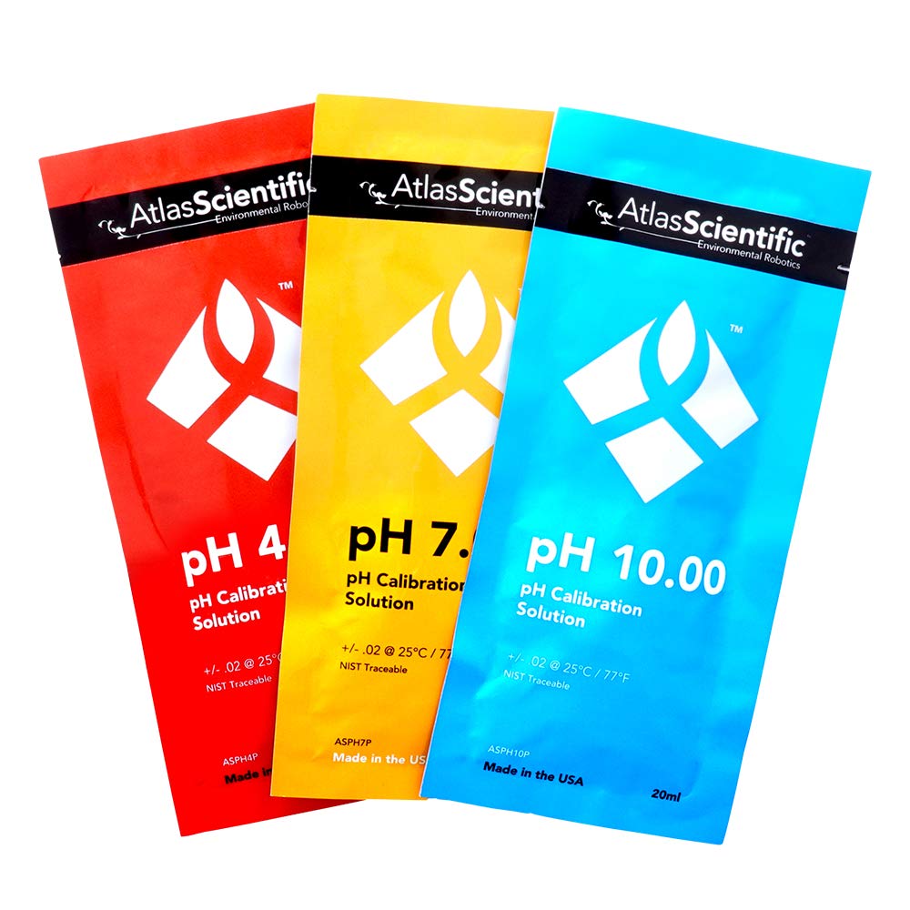 Atlas Scientific pH Calibration Set (6 Pouches)