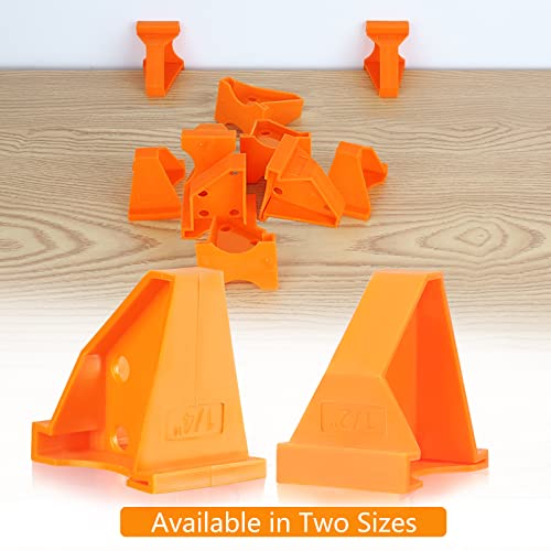 30 Pieces Flooring Spacers, Laminate Wood Flooring Tools Installation Kit with 1/4" & 1/2" Gap for Vinyl Plank, Laminate Wood, Hardwood & Floating Floor Installation