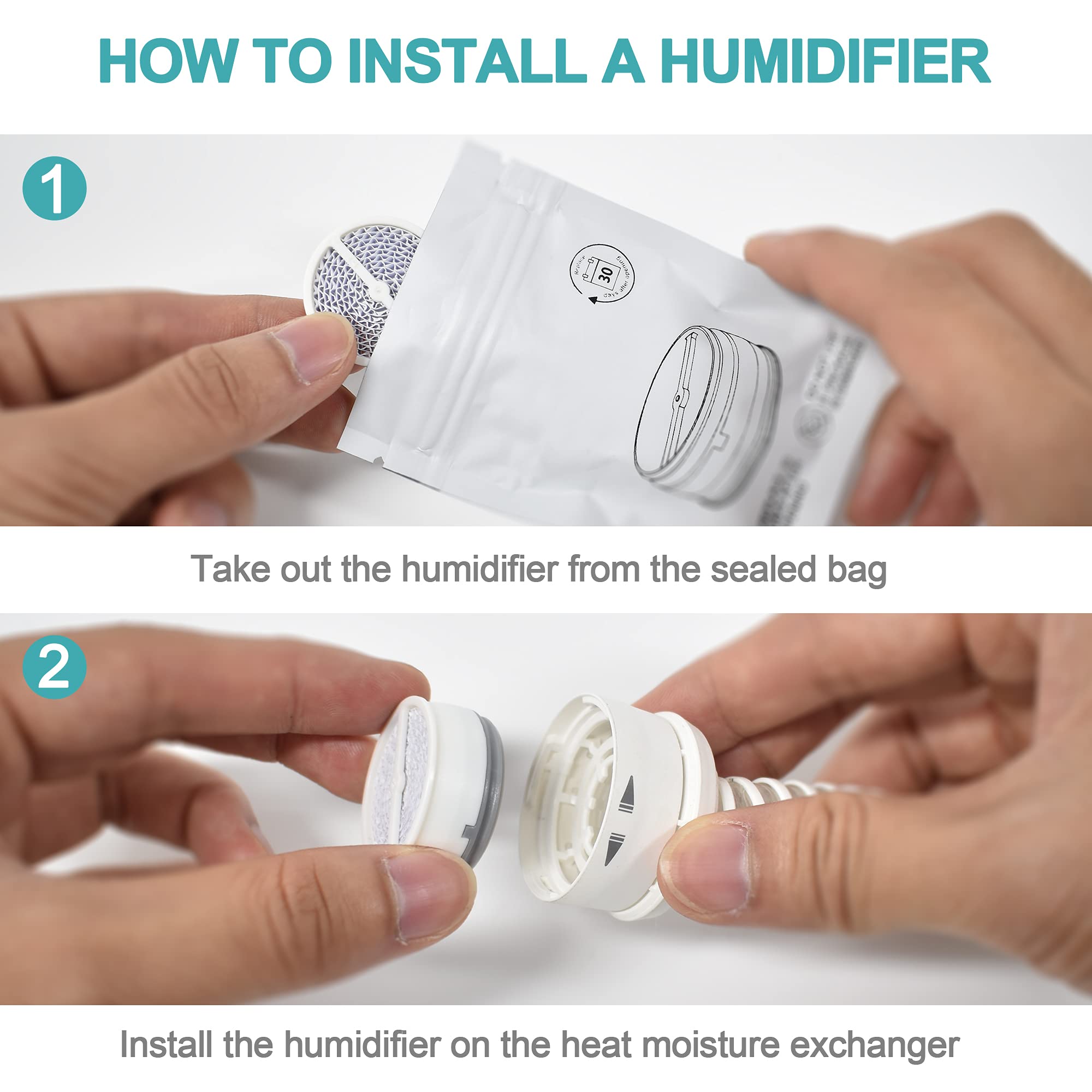 12PCS Humi Dx(Plus) Supplies Compatible with AirMini, Humidifier Accessories Compatible with AirMini and N20 Connector, Relief The Problem of Dryness, Included Humidifier ONLY, Plus