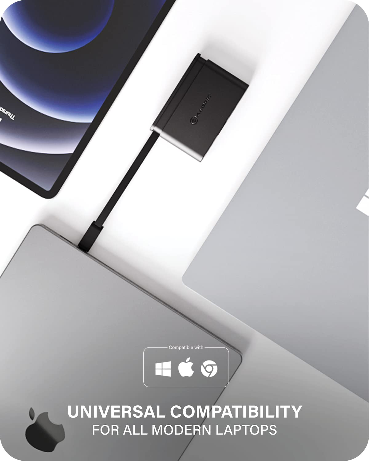 ALOGIC USB C Hub, 100W Laptop Charging, 4K HDMI, Gigabit Ethernet, USB A, USB C, Travel Dock, Compatible with Compatible with MacBook, Surface laptops, XPS and More(Thunderbolt 3 Compatible)