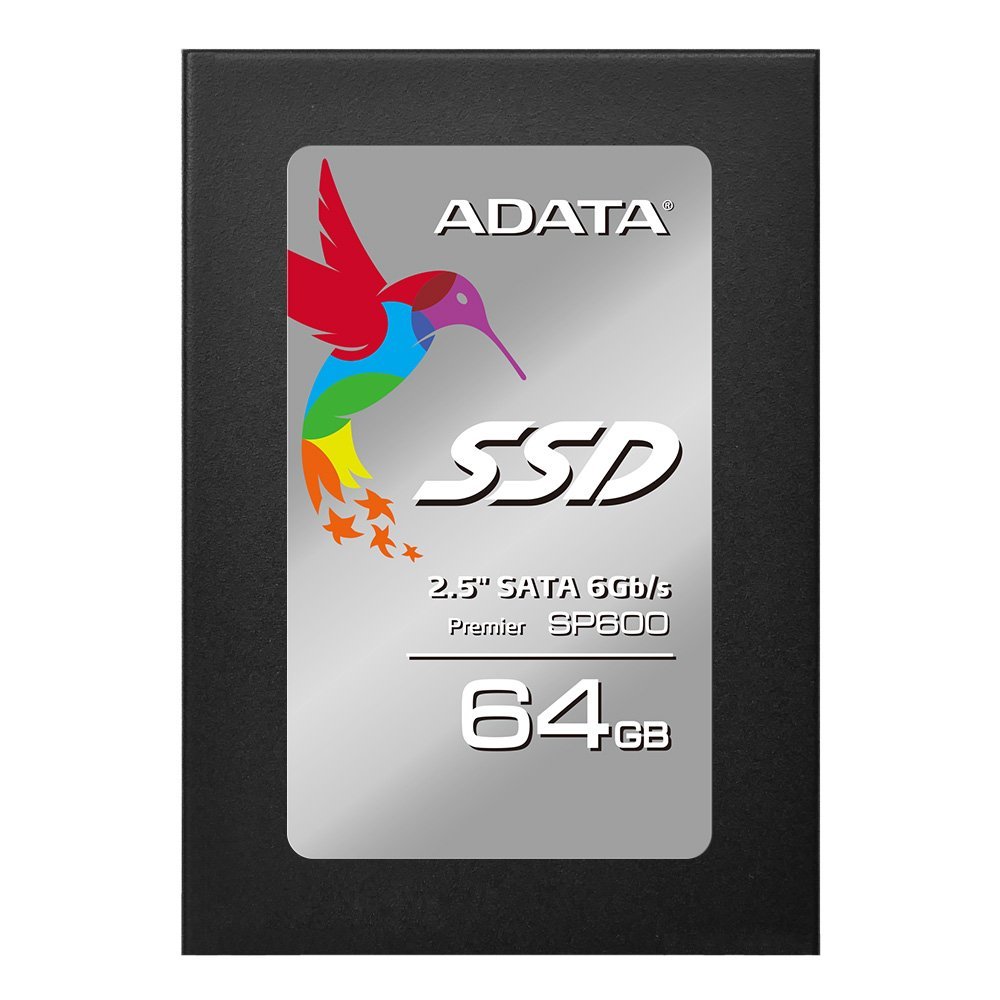 ADATA Premier SP600 64 GB 2.5" SATA III 6 Gb/s Read up to 550MB/s Solid State Drive (ASP600S3-64GM-C)