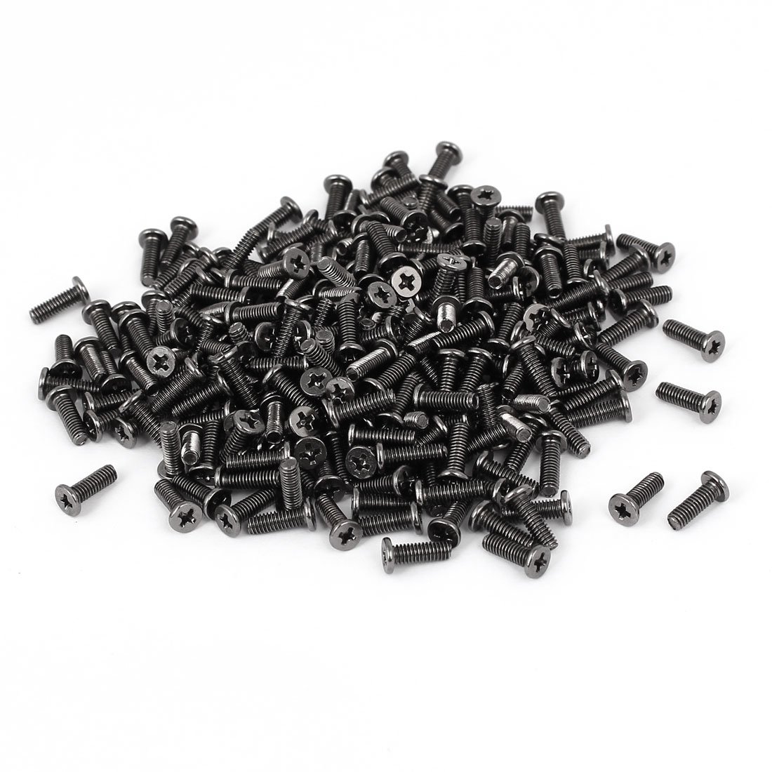Aexit CM2.5x7.5mm Flat Cleaning & Repair Head Phillips Notebook Laptop Computer Back Cover Computer Screws Screw 300pcs